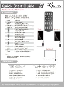 Gallery_BrightShow_Quickstart - Gallery Digital Signage